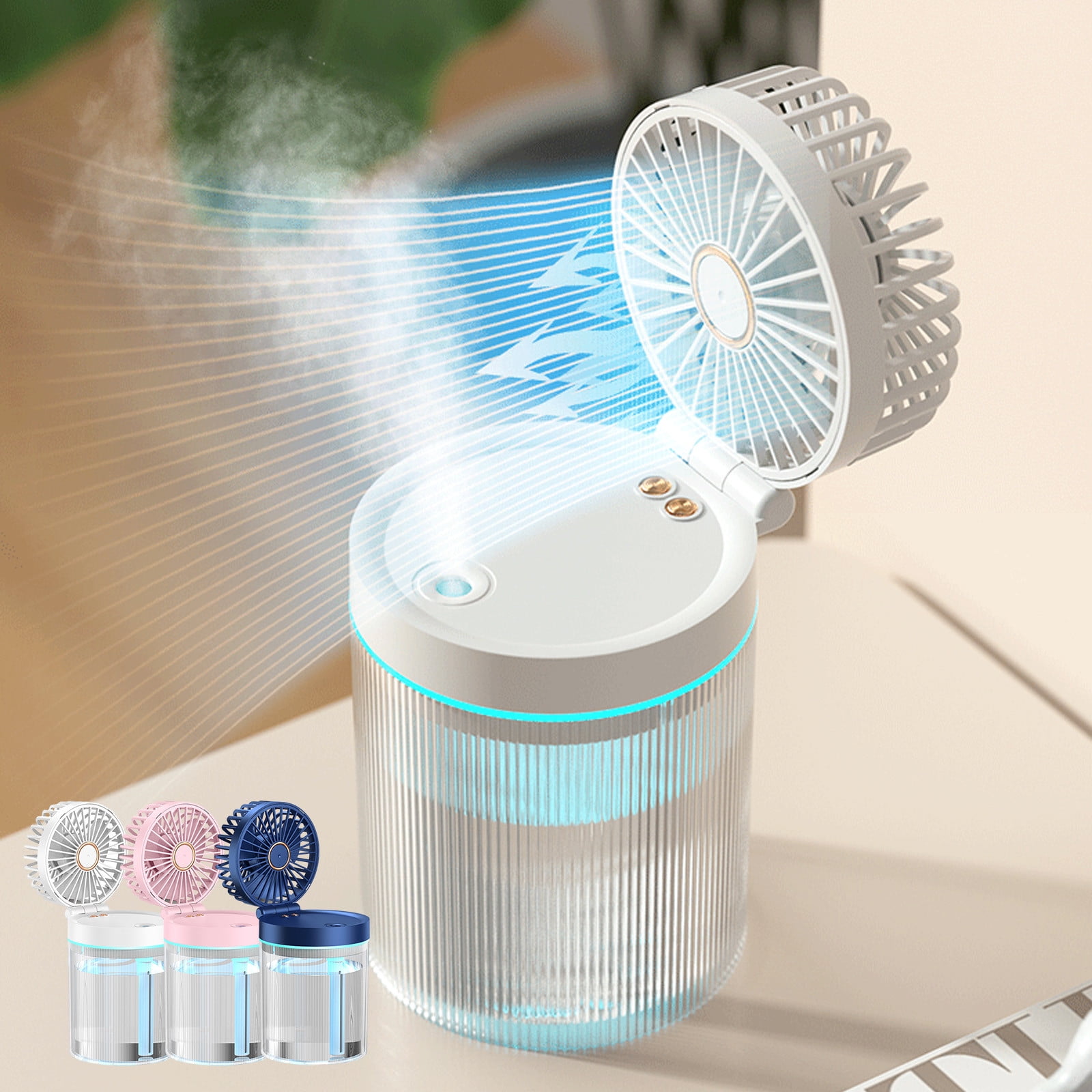 Air Conditioner Fan Instant Cooling Mini Air Conditioner USB Chargeable ...