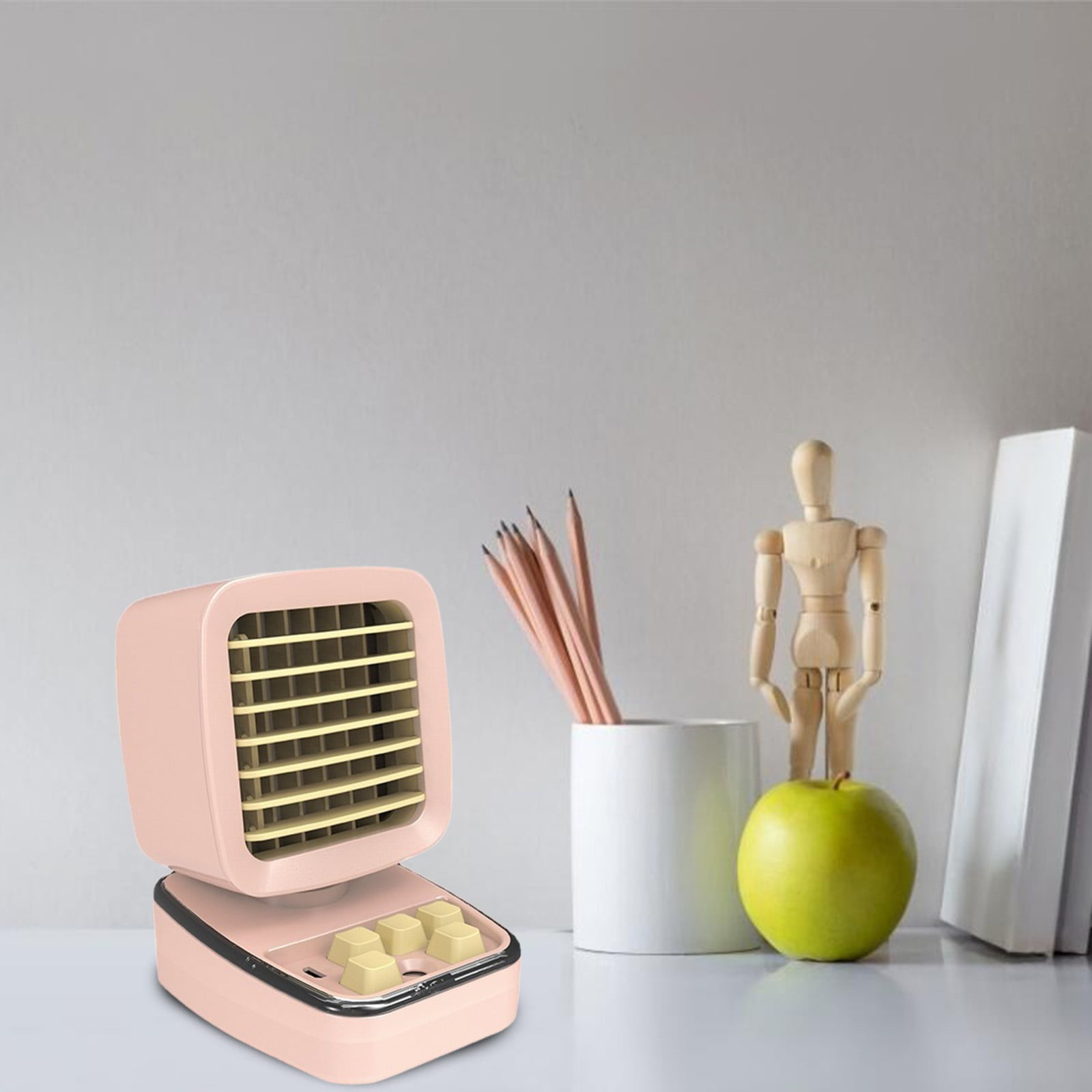 Air Conditioner Fan Portable Air Cooler Small Desktop Fan Personal ...