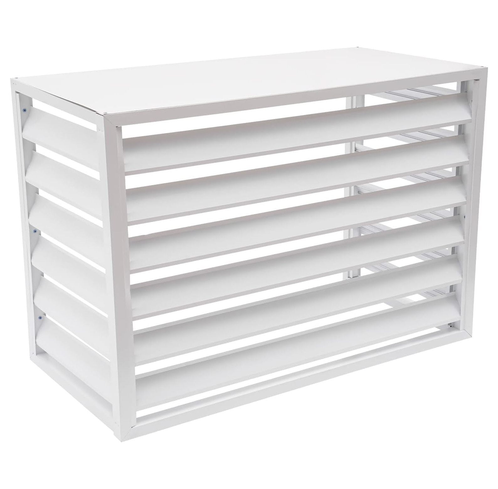 Air Conditioner Fence 3 Panels, Outdoor Privacy Screen, Outside Trash ...