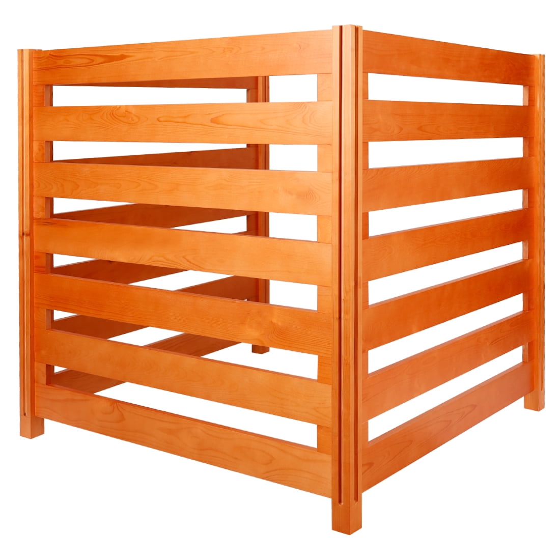 Air Conditioner Fence 3 Panels Outdoor Wood Privacy Screen with Planter ...