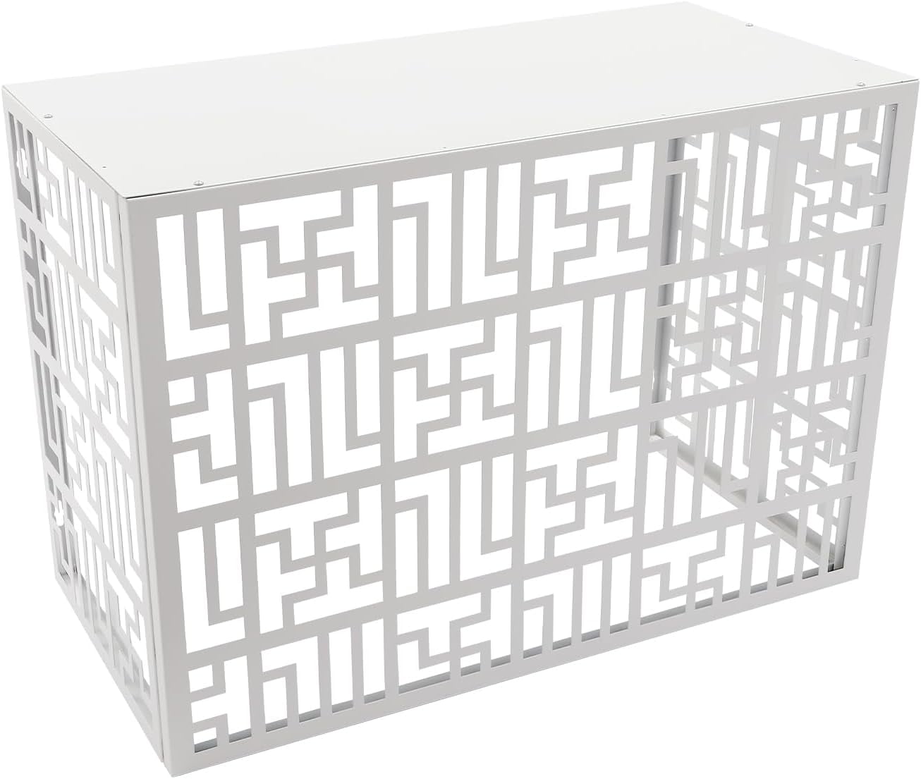 Air Conditioner Fence 39 "L x 20 "W x 28 "H Metal Privacy Screens Fence ...