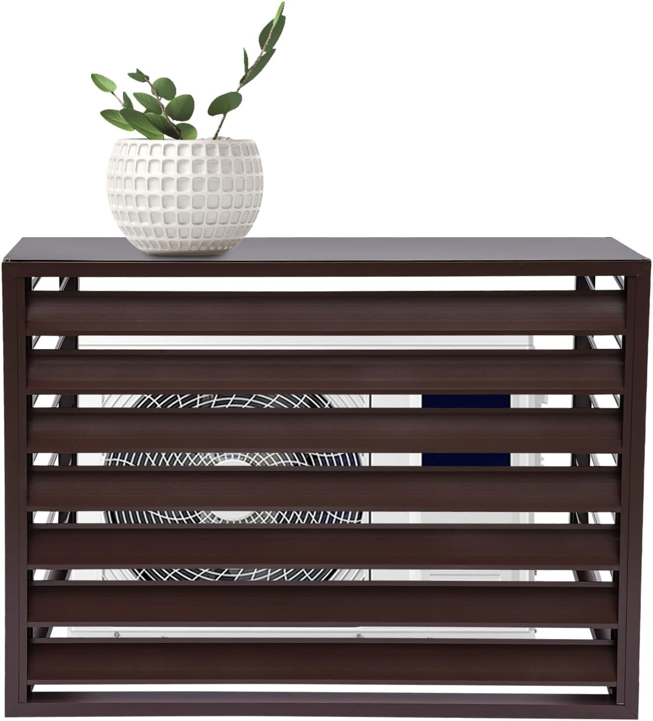 Air Conditioner Fence, AC Privacy Screen Outdoor, Aluminum Alloy Air ...