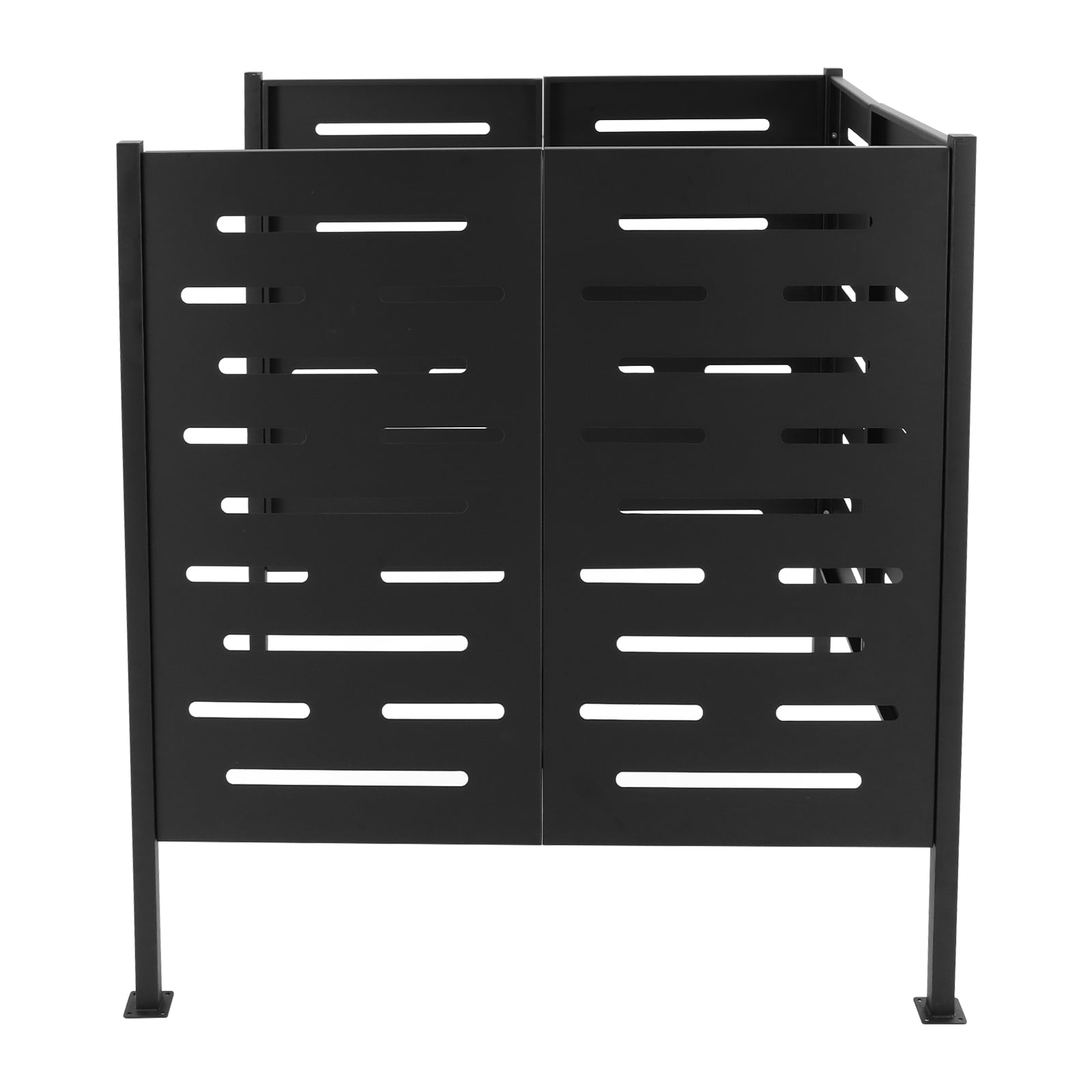 Air Conditioner Fence, AC Privacy Screen Outdoor, Iron Outdoor ...