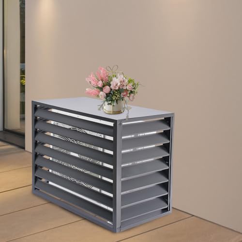 Air Conditioner Fence,Aluminum Alloy AC Privacy Fence Screen Panel,Mini ...