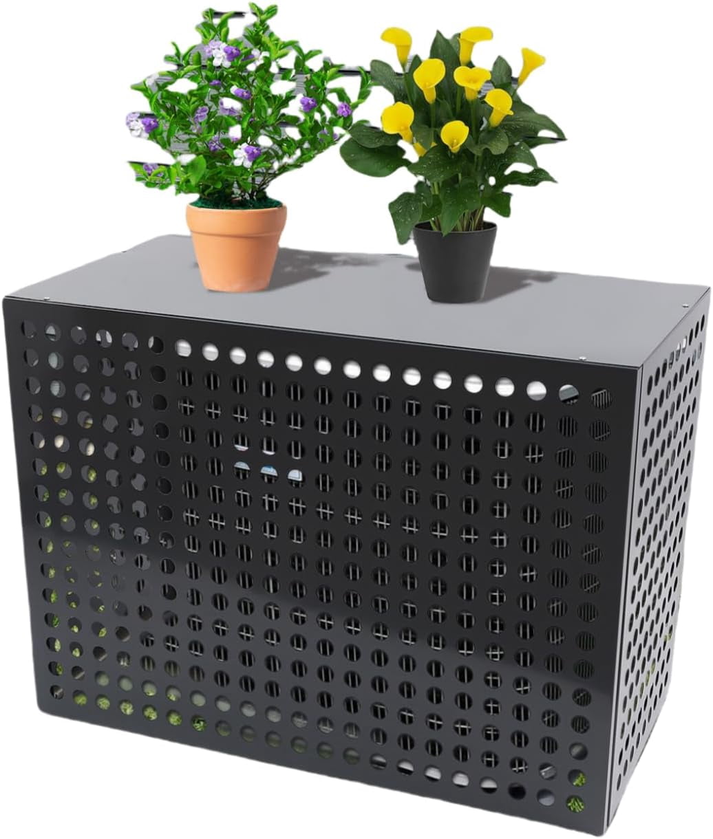 Air Conditioner Fence Metal Composter Bin 4 Panels Privacy Screens ...