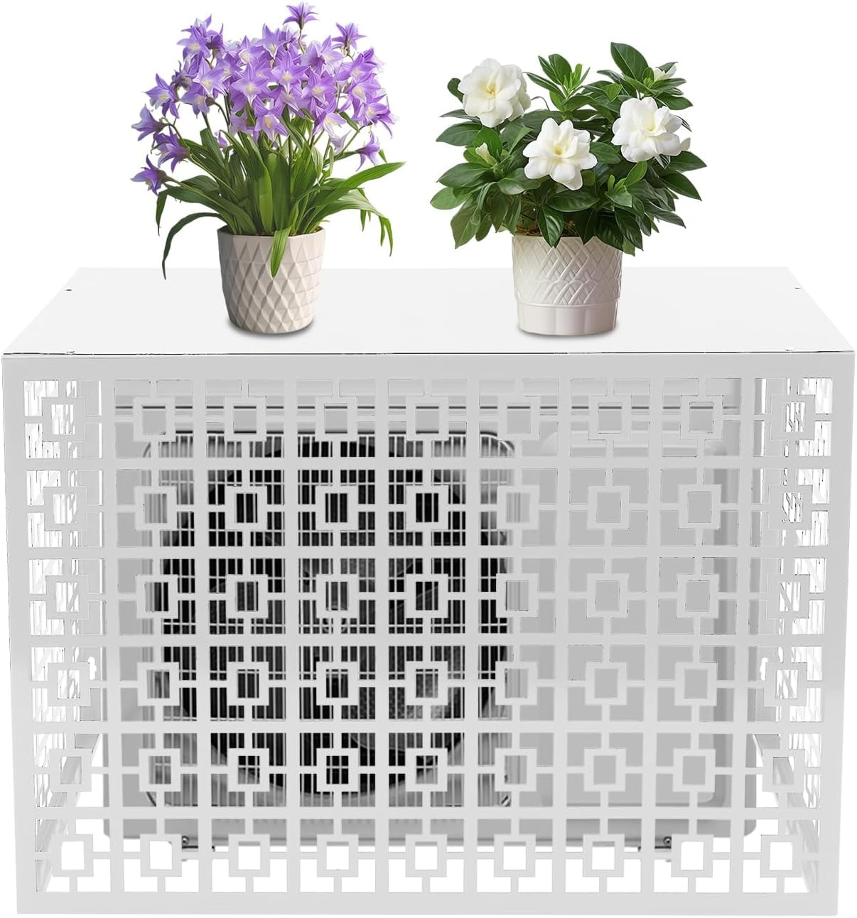 Air Conditioner Fence for Outdoor, Privacy Fence Cover, Air Conditioner ...