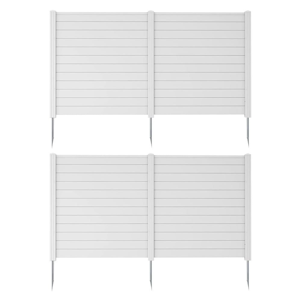 Air Conditioner Fence, Outdoor Privacy Fence Panels with 3 Cuspidal ...