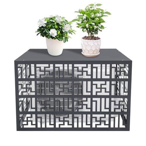 Air Conditioner Fence for Outdoor Units Aluminum Alloy Air Conditioner ...