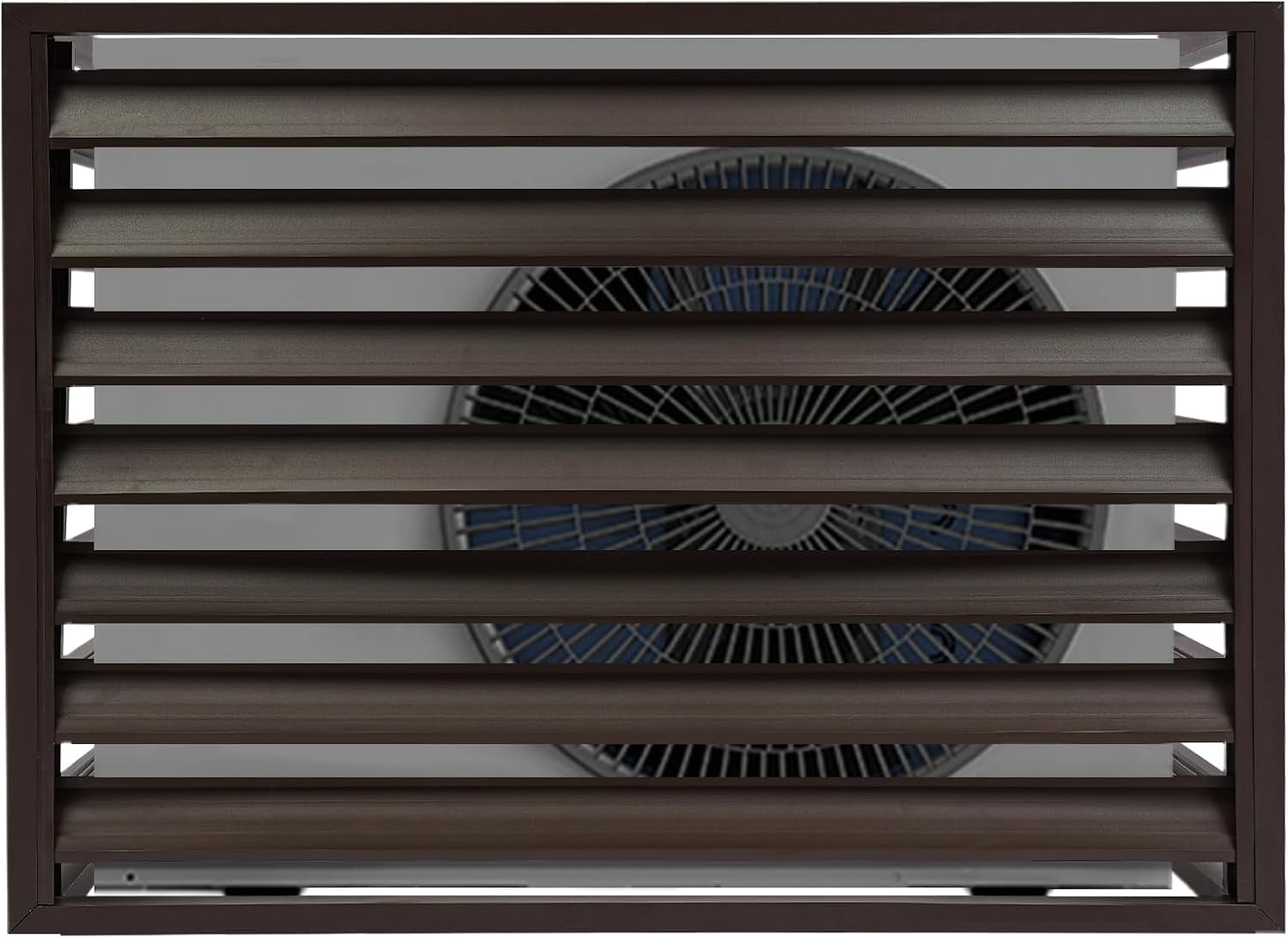 Air Conditioner Fence for Outdoor Units,Free Standing Metal Shutter Air ...