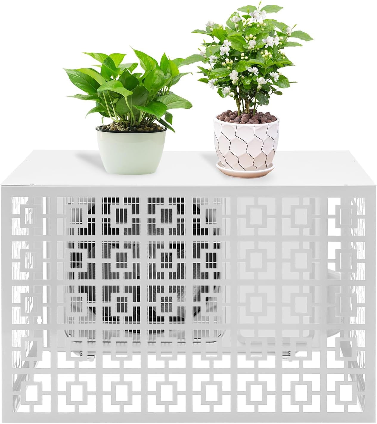 Air Conditioner Fence for Outside, 18" W x 28" H Outdoor Privacy ...