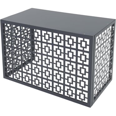 ADDOK Air Conditioner Fence Privacy Screen,Resin Outdoor Privacy Vinyl ...