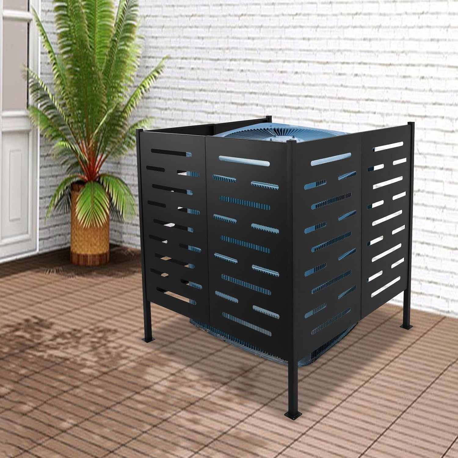 Air Conditioner Fence Privacy Screen, 42.13x42.13x44.88 Inch Privacy ...