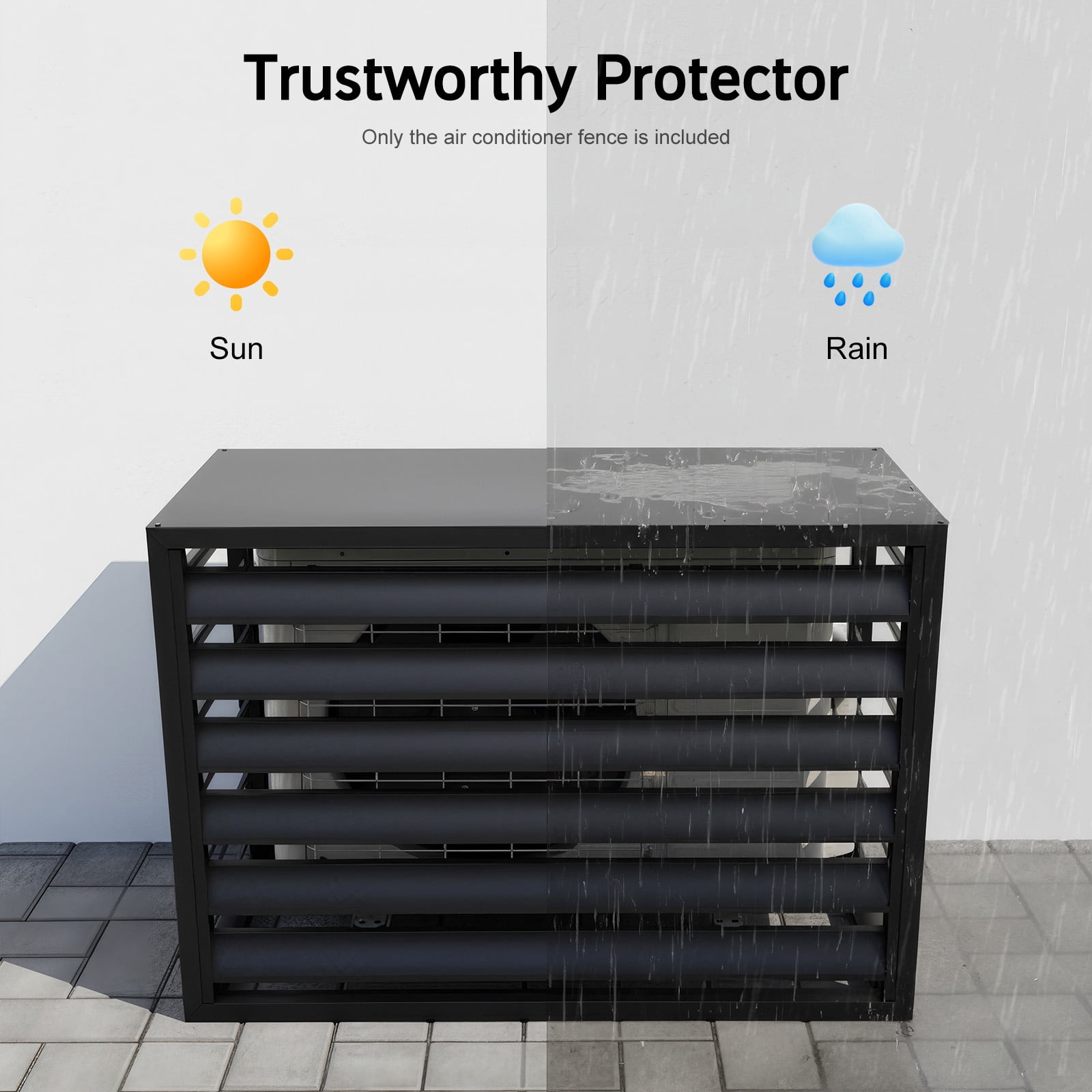 Air Conditioner Fence Screen, Air Conditioner Privacy Screen, Air ...