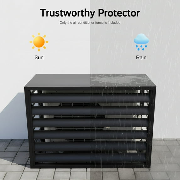 Air Conditioner Fence Screen, Air Conditioner Privacy Screen, Air ...