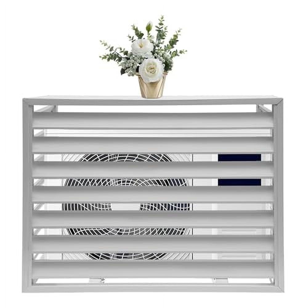 Air Conditioner Fence Screen, Aluminum Alloy AC Privacy Screen Air ...