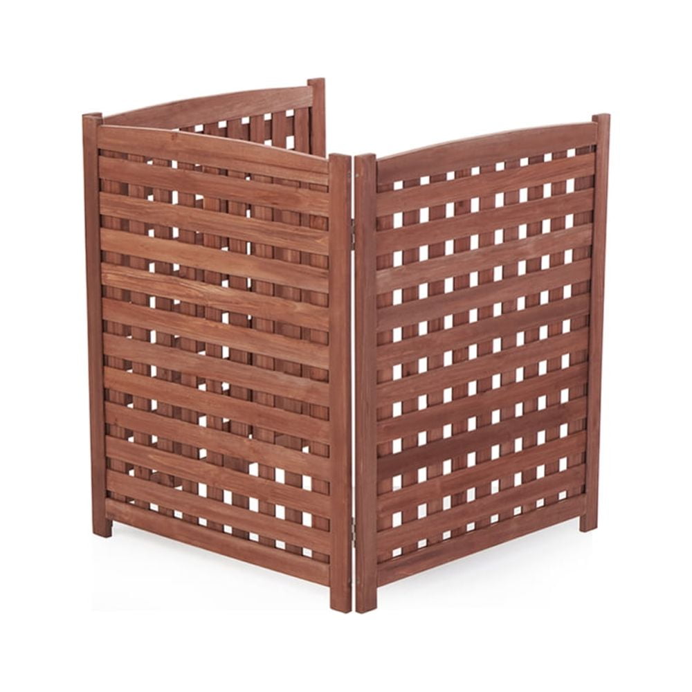 Air Conditioner Fence Screen Outside with 3 Panels, U-Shaped ...
