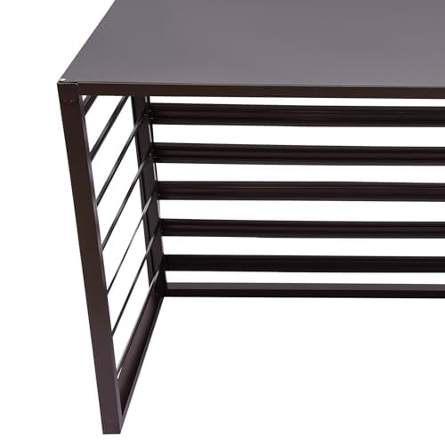 Air Conditioner Fence Screen Privacy Screen Metal, Aluminum Alloy AC ...