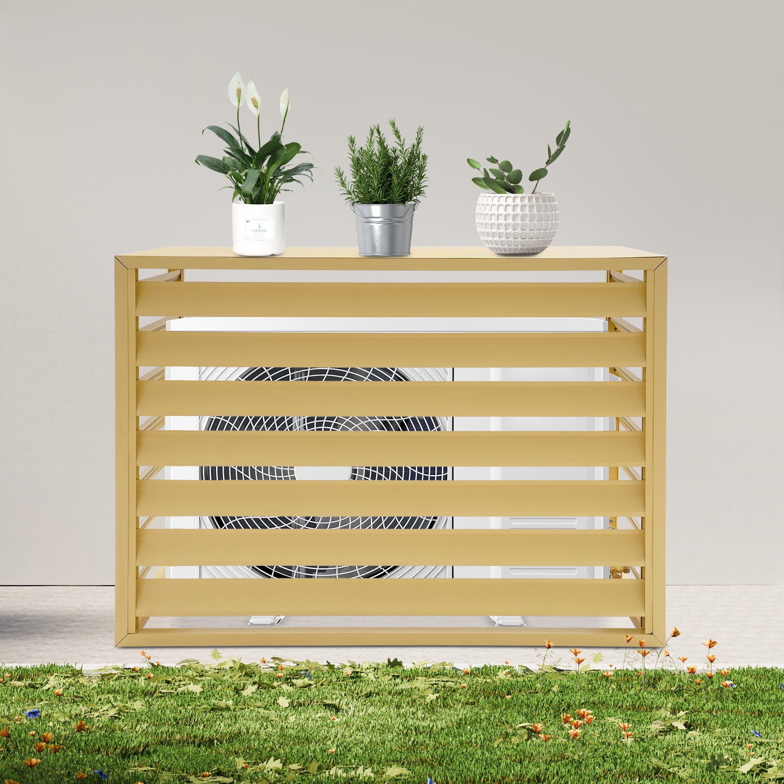 Air Conditioner Fence for Outdoor Units, Privacy AC Fence Cover, AC ...
