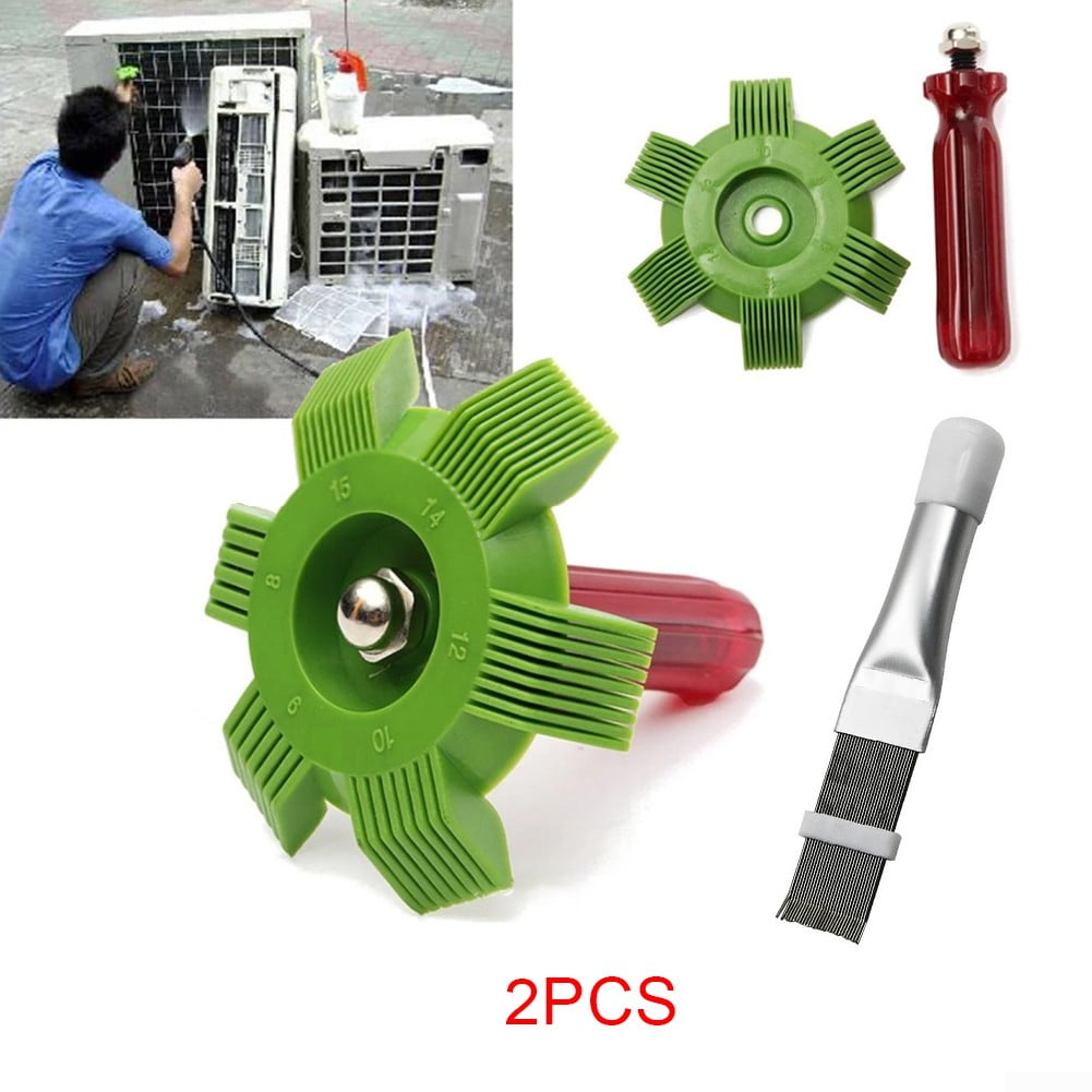 Air Conditioner Fin Comb Cleaner kit AC Coil Cleaning Brush 6Different ...