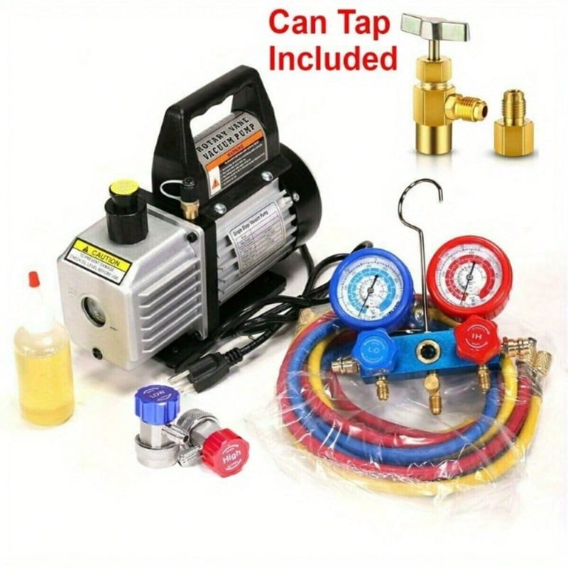 Air Conditioner Manifold Instrument Cluster Combo Air Vacuum Pump HVAC ...