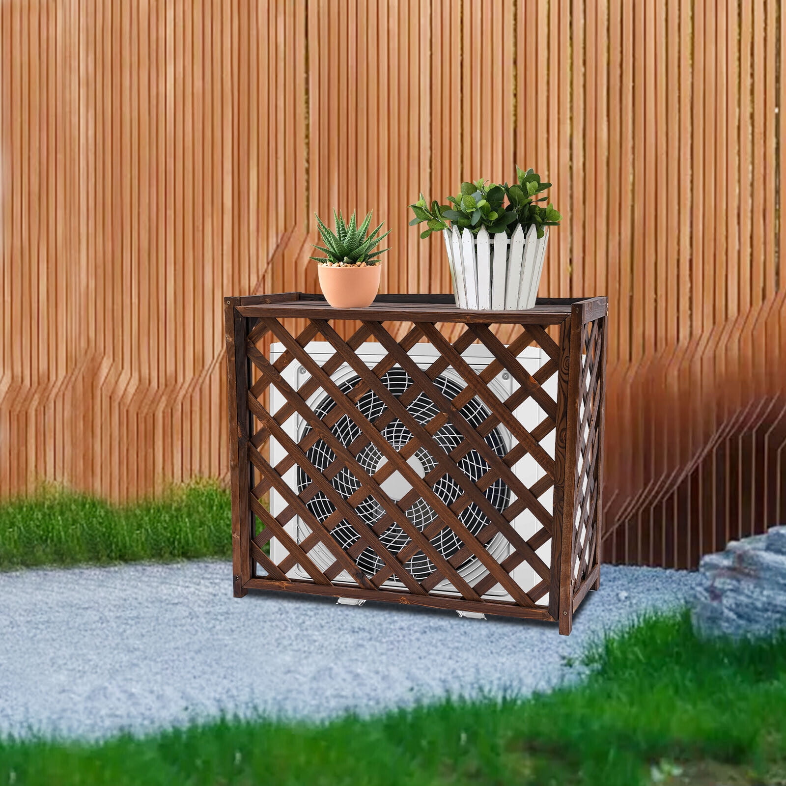 Air Conditioner Privacy Screen, Air Conditioner Screen Great Protection ...