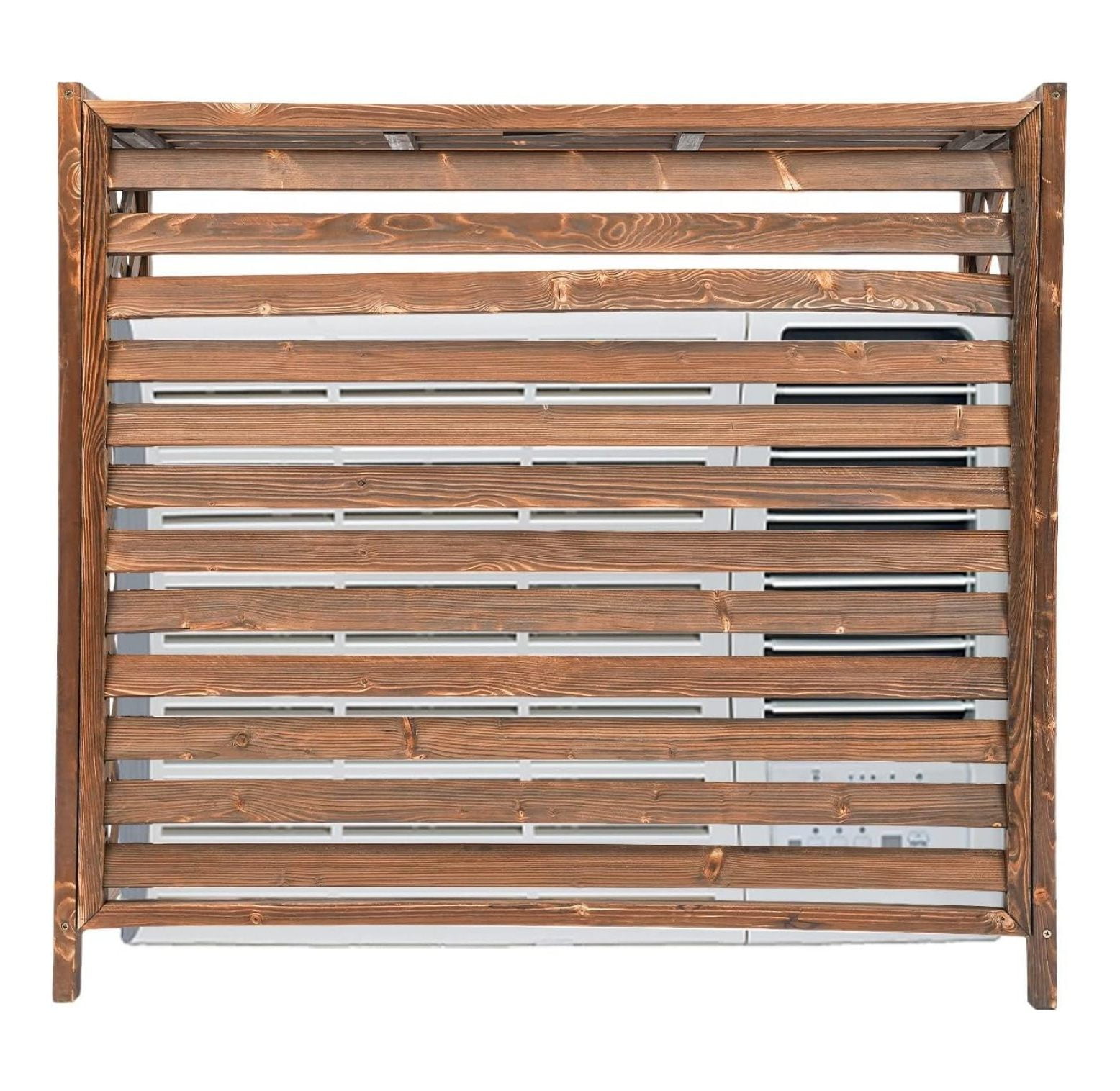 Air Conditioner Privacy Screen, Wood Air Conditioner Fence, Standing ...