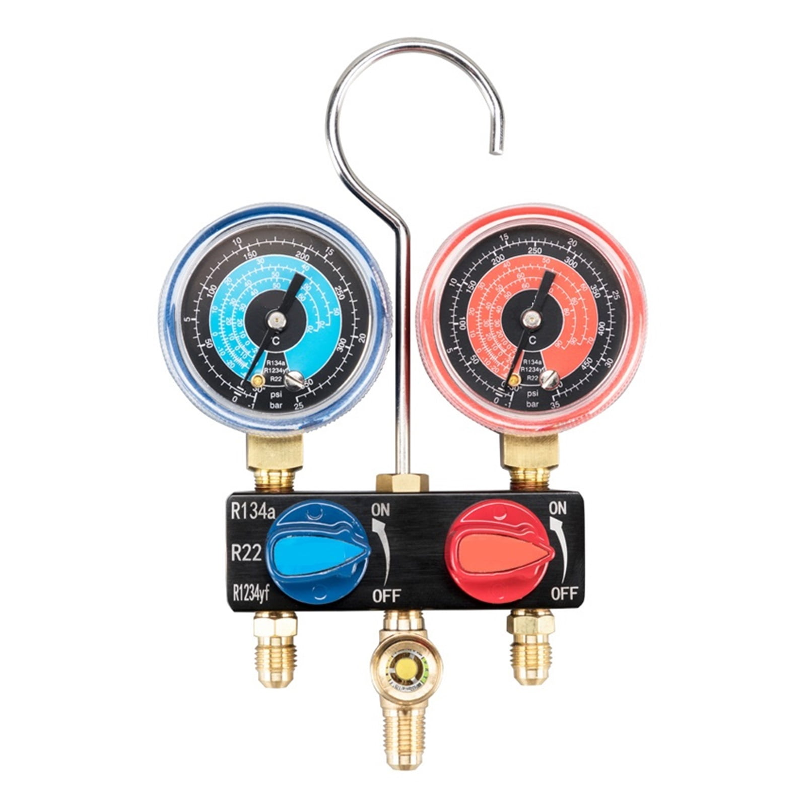 Air Conditioner Refrigerant Manifold Gauge Set Refrigerant Fluoride ...