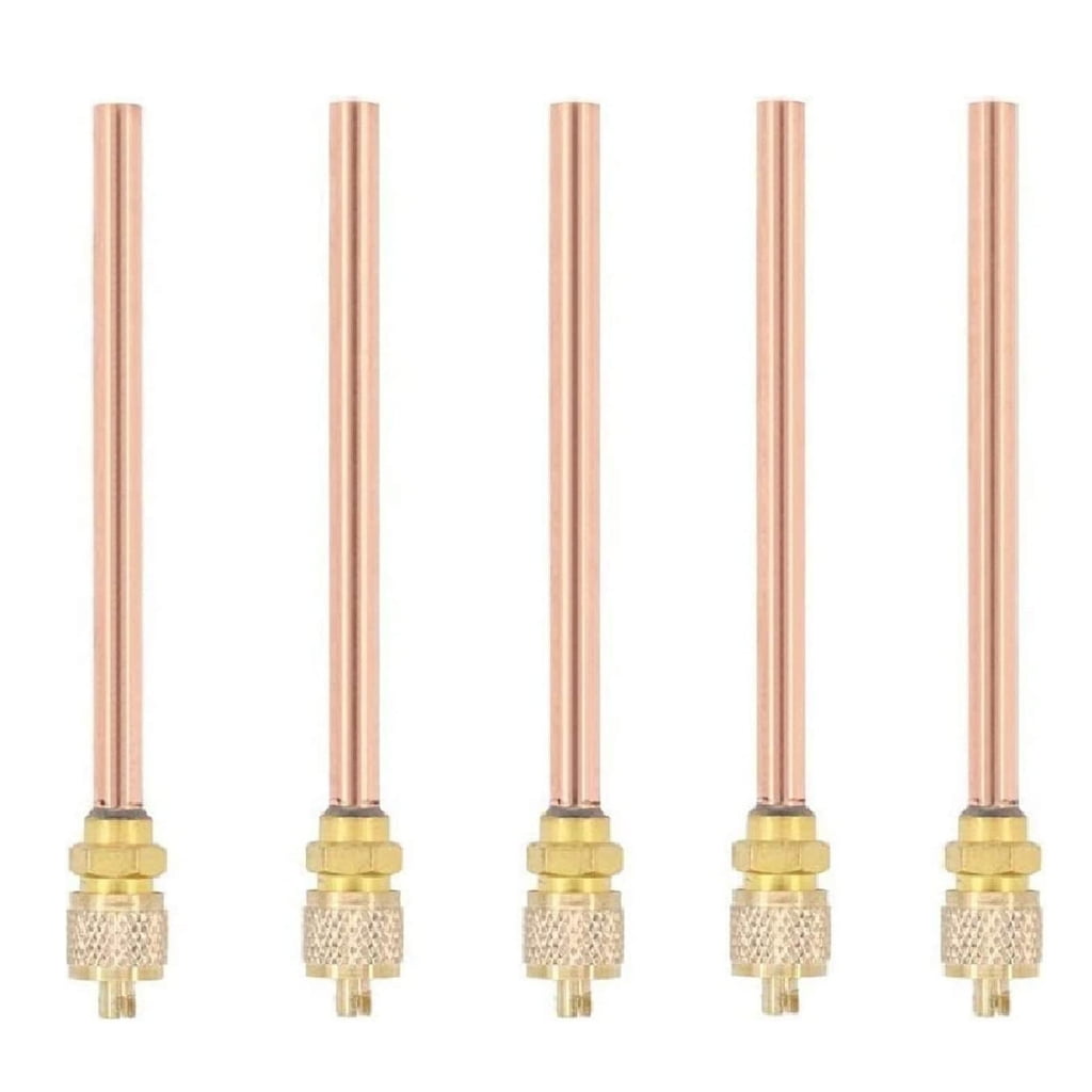 Air Conditioner Refrigeration Access Valve 6mm OD Copper-Tube Filling ...