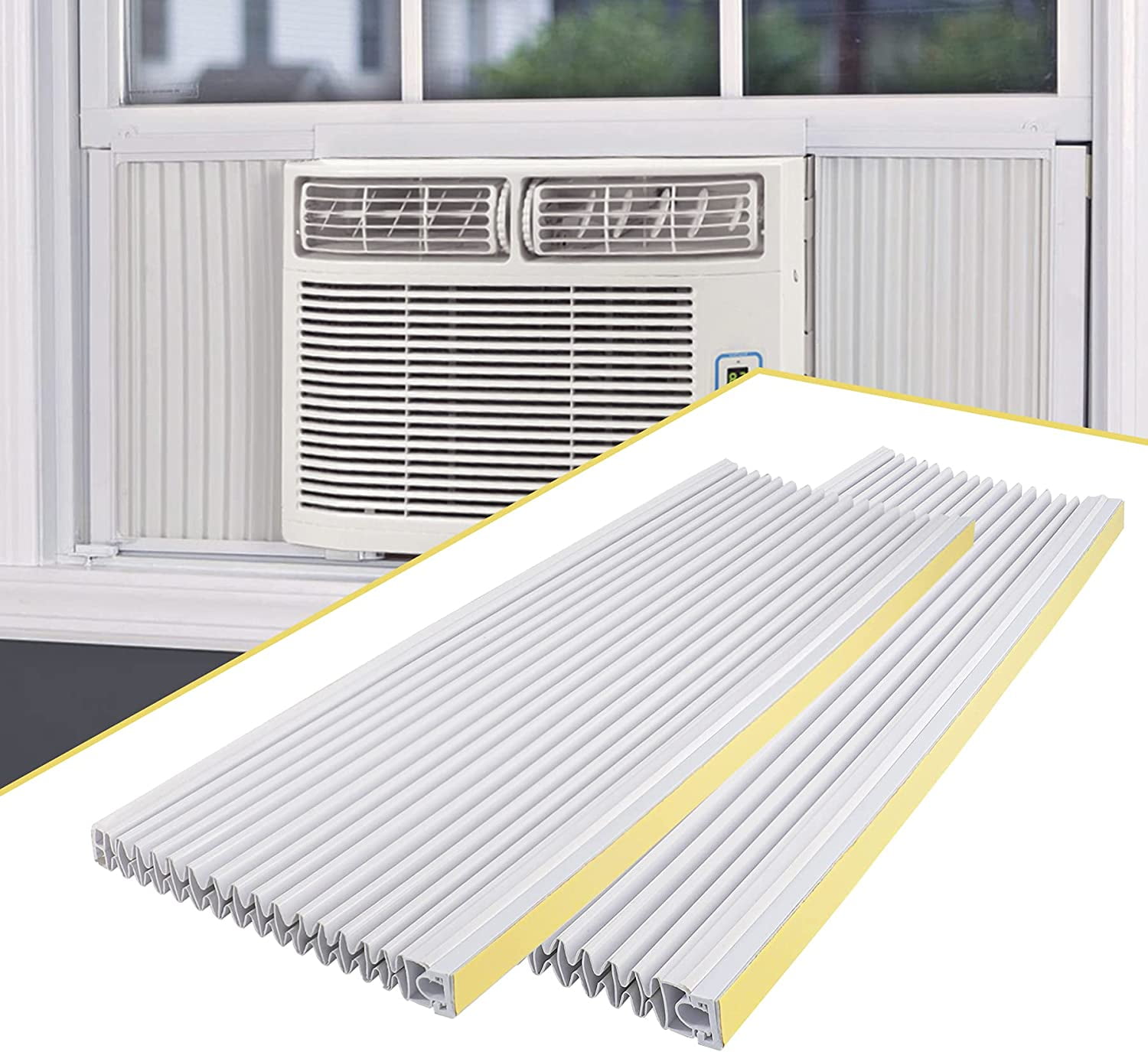 Air Conditioner Side Panel Kit for Window AC Units, Fits Up to 17" H x ...