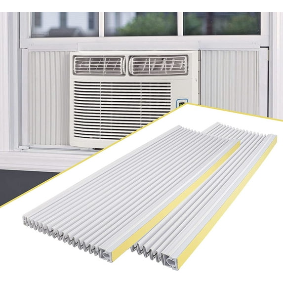 Air Conditioner Side Panel Kit for Window AC Units, Fits Up to 17" H x ...