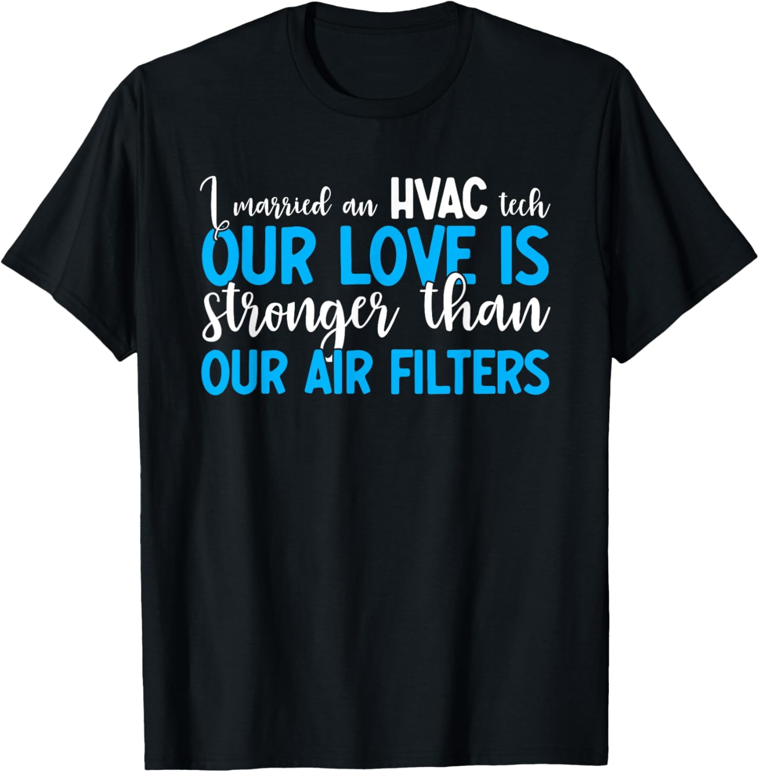 Air Conditioner System Hvac Technician Repairman Hvac Wife T-Shirt ...