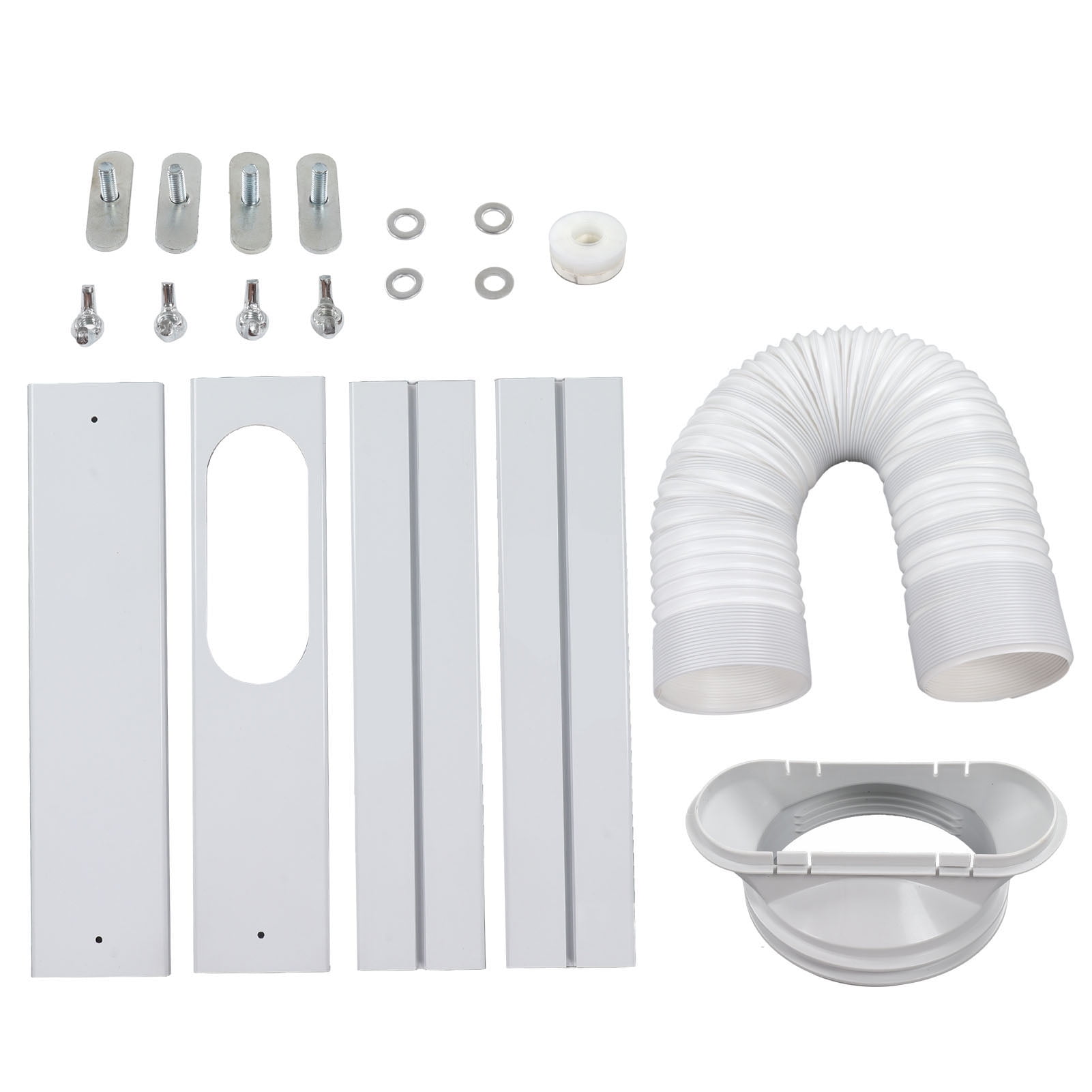 Air Conditioner Window Vent Kit Plate Universal Adapter Hose Portable ...