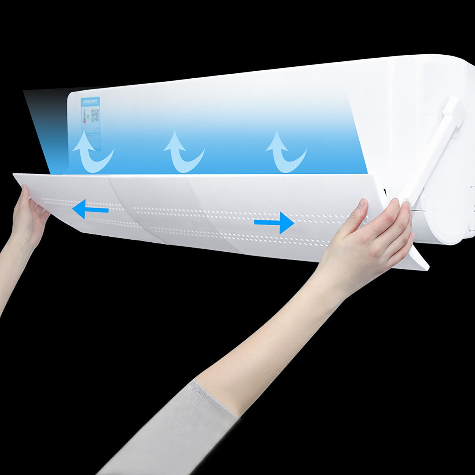 Air Conditioner Windshield Deflector | Adjustable Foldable Wall-Mounted ...