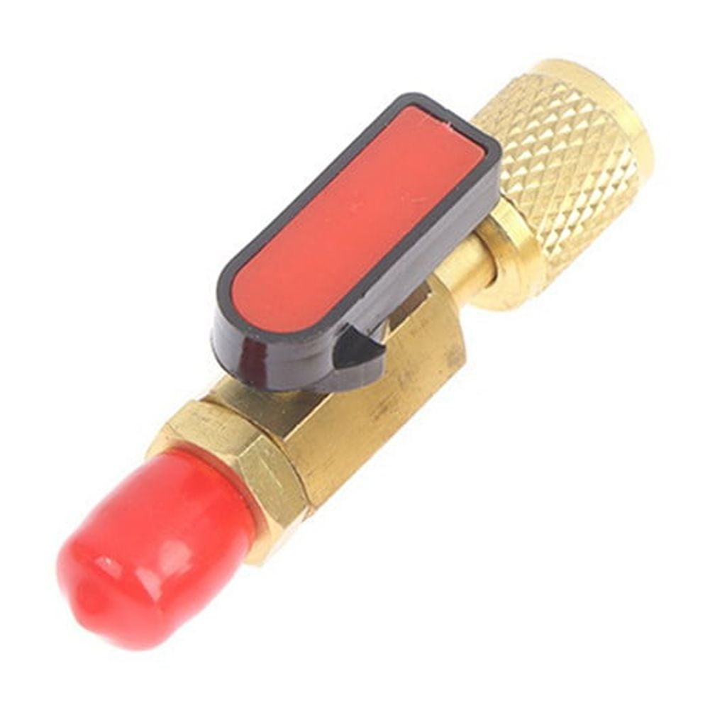 Air Conditioning Ball Valve 1/4 In, Hvac Ball Valve Adapter For R134A ...