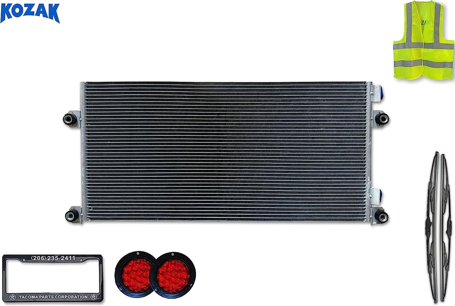 Air Conditioning Condenser 8084348 Compatible with Mack CHU CXU GU 2008 ...