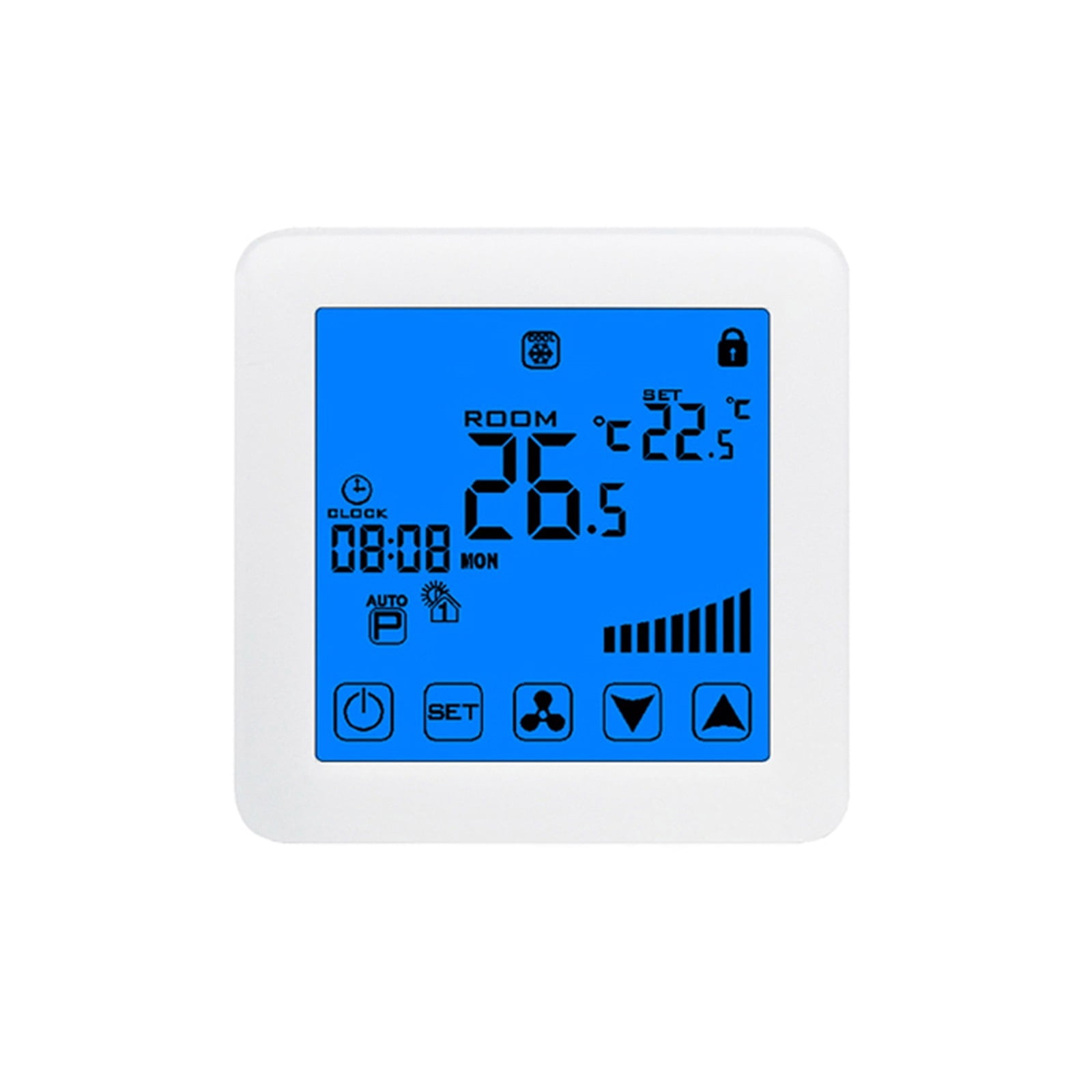 Air Conditioning Fan Coil Thermostat 2P 4P With Programmable, App ...