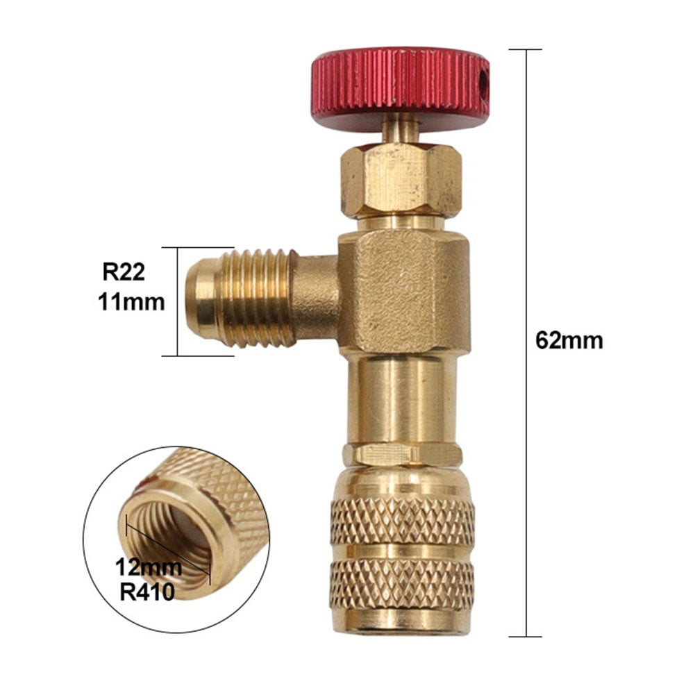 Air Conditioning Fluoride Safety Valve Antifreeze Hand Valve R22/R410 ...