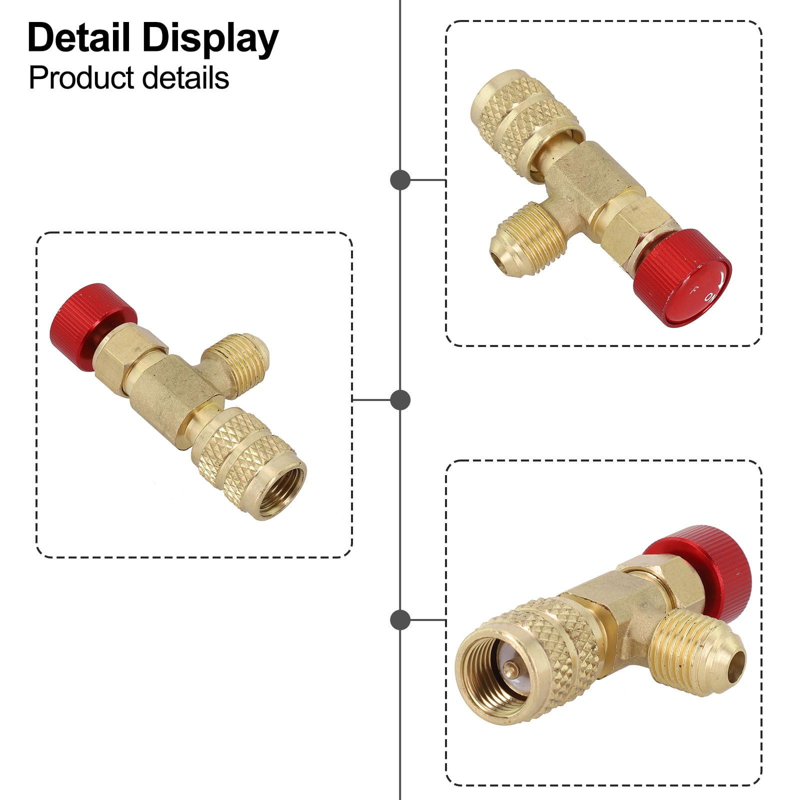 Air Conditioning Fluoride Safety Valve R22 R410 Connector Safety ...