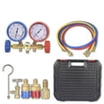 Air Conditioning Gauges R134A Manifold Gauge Set 3 Way Auto AC Gauges ...