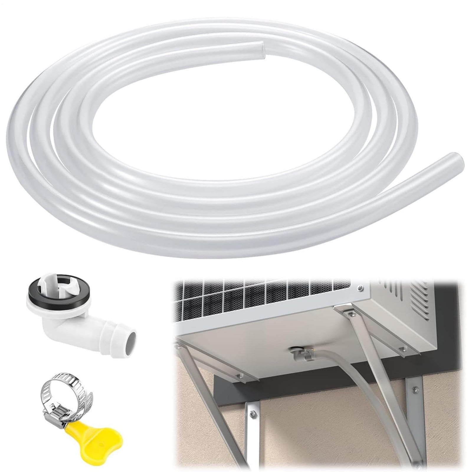Air Conditioning Outdoor Unit Drainage Joint Kit with Pvc Pipe and ...
