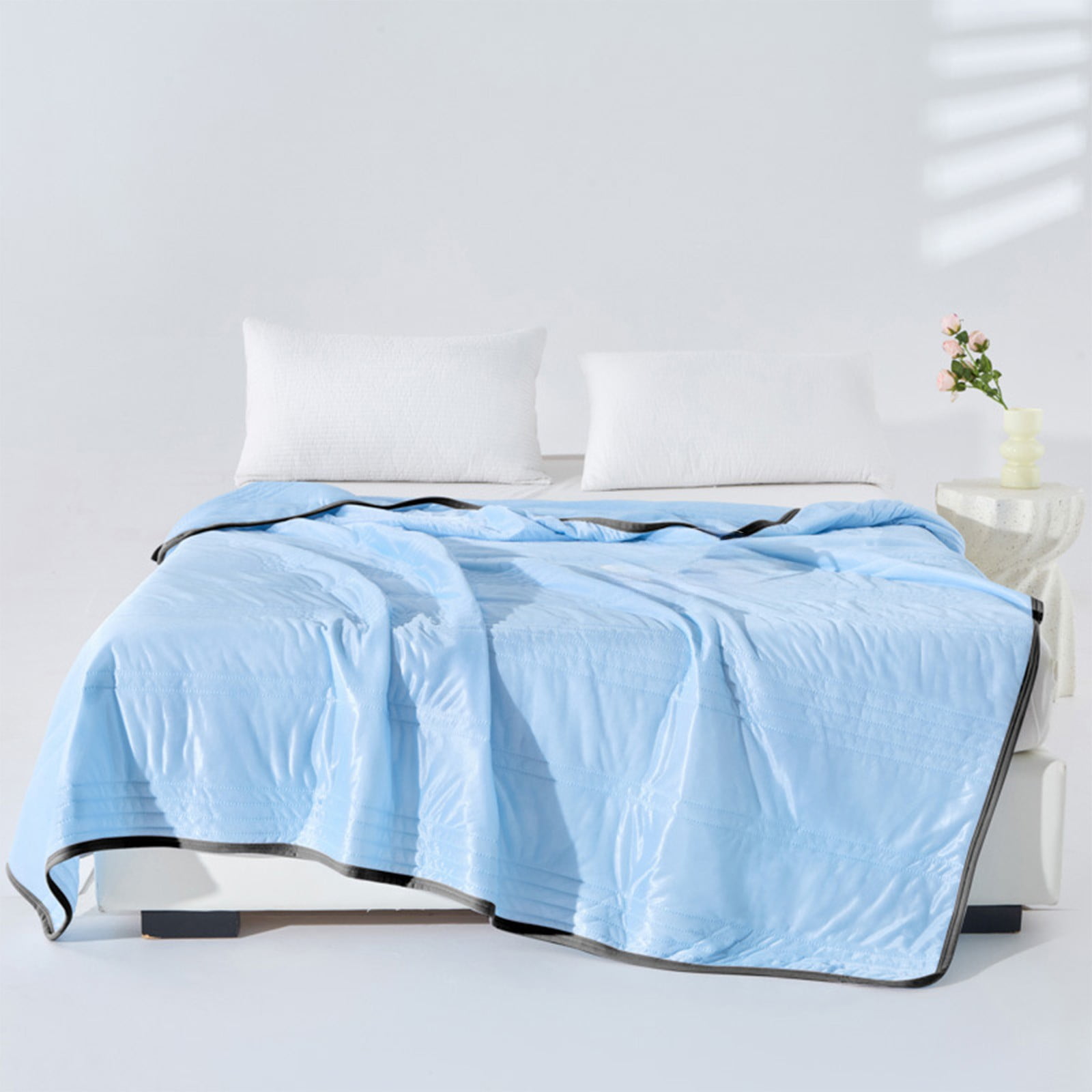 Air Conditioning Summer Quilt Seamless Soft Summer Quilt for Cooling, Washable Air Conditioning ...