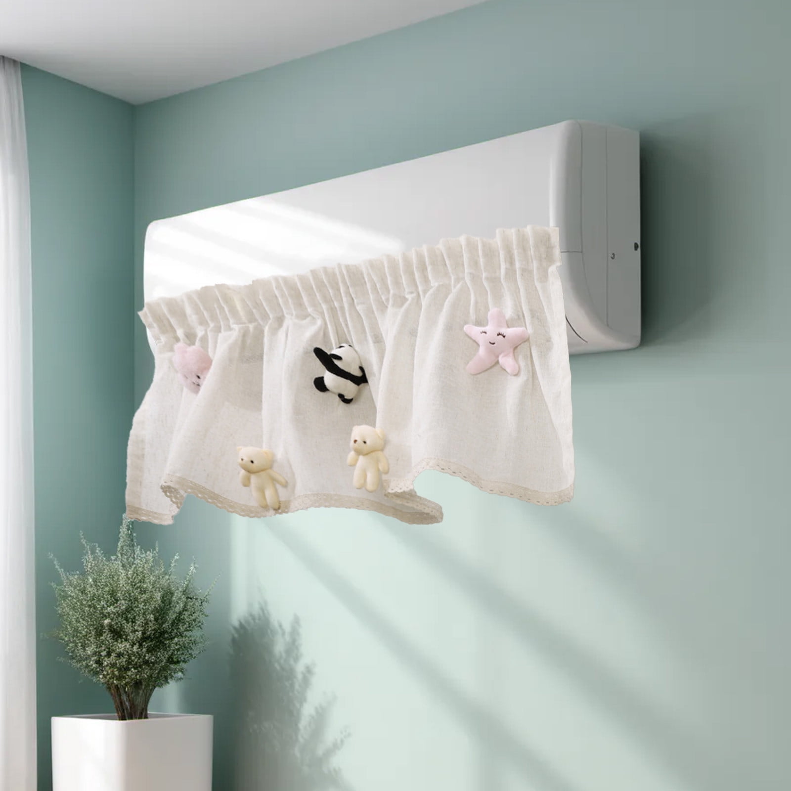 Air Conditioning Wind Curtain Multi Functional Wall Mounted Semi ...