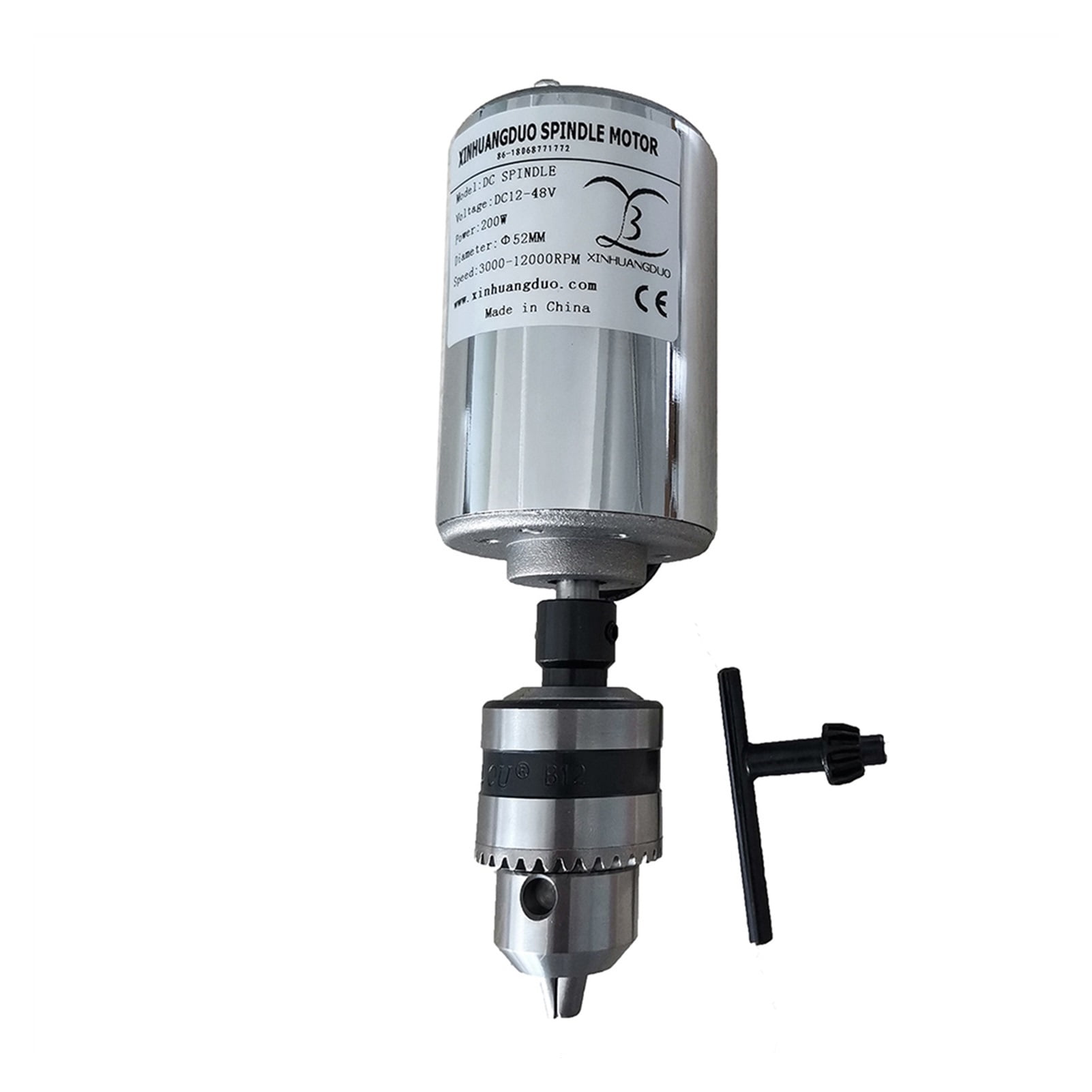 Air Cooled 0.2kw CNC spindleMotor Drill Spindle Heads Kit Chuck 200W ...