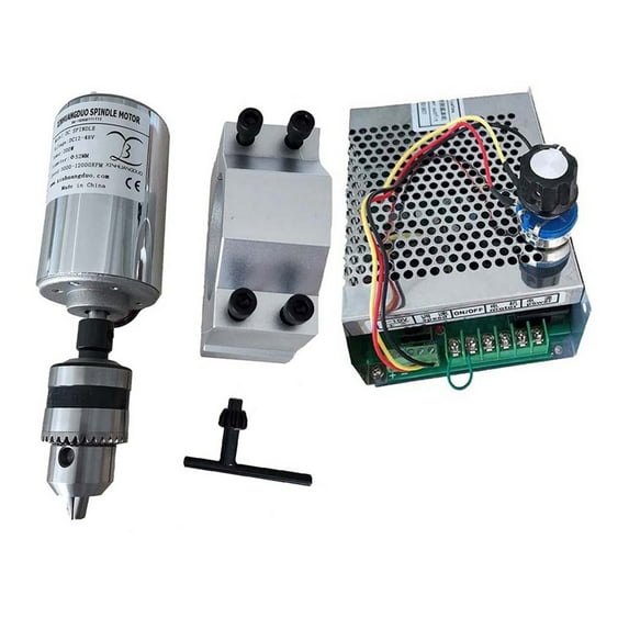 Air Cooled 0.2kw CNC spindleMotor Drill Spindle Heads Kit Chuck 200W ...