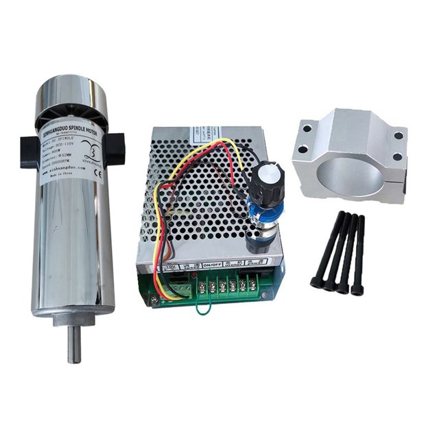 Air Cooled 0.8kw DC110V 20000RPM CNC Spindle Motor Kit / Chuck 800W ...