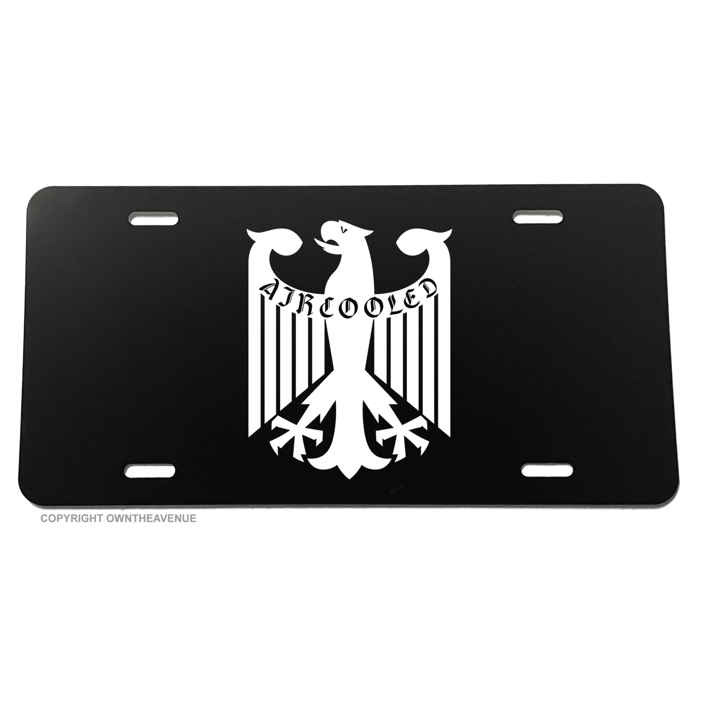 Air Cooled German Germany Eagle Euro License Plate Cover - Walmart.com
