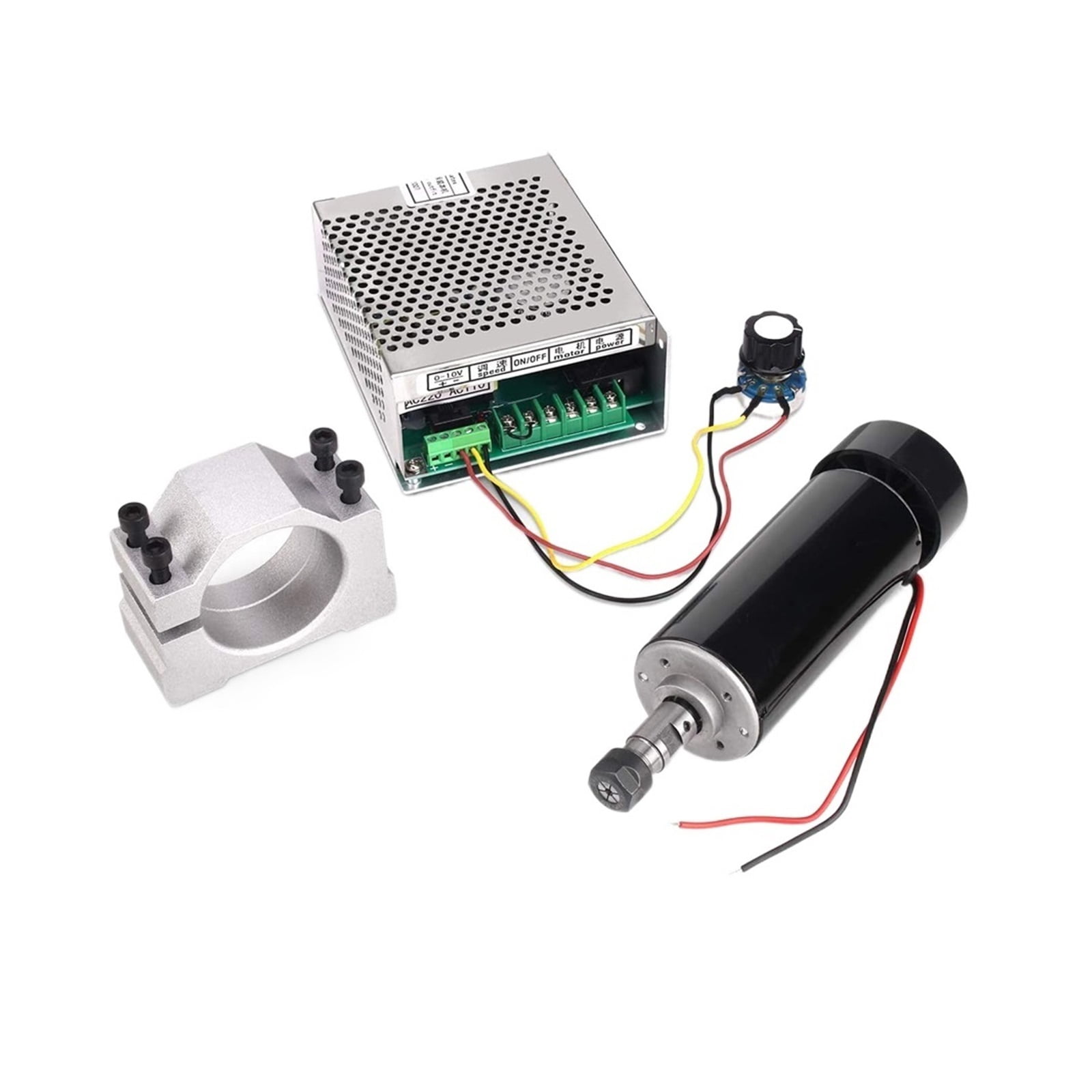 Air Cooled Spindle 500W Spindle Motor ER11 CNC Spindle Motor+52mm ...
