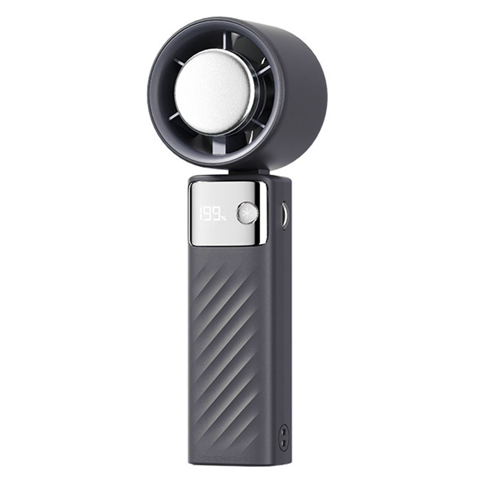 Air Cooling Fan Travel Fan Small Desk Fan LED Display Fan Small Pocket ...