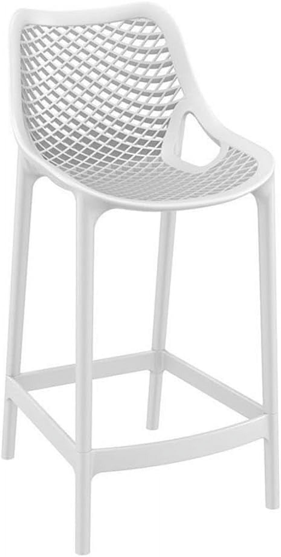 Air Counter Stool in White (Set of 2) - Walmart.com