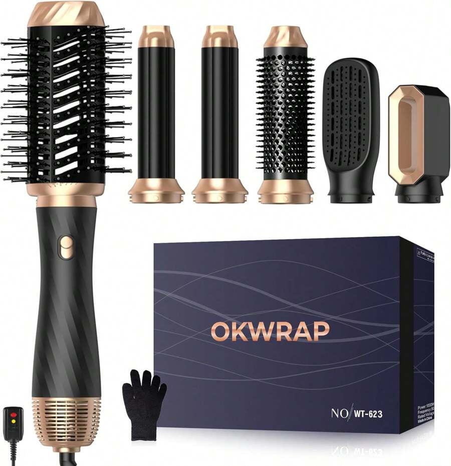 Air Curling Iron, Blow-Drying And Styling Hair Care All-In-One Machine ...